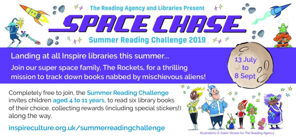 Space Chase – Summer Reading Challenge 2019 – Crayke Primary School